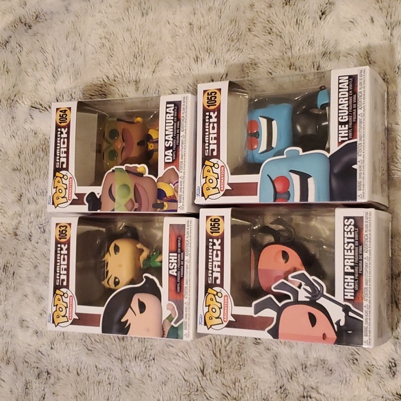 Funko | Toys | Set Of 4 Funko Samuri Jack Pops | Poshmark